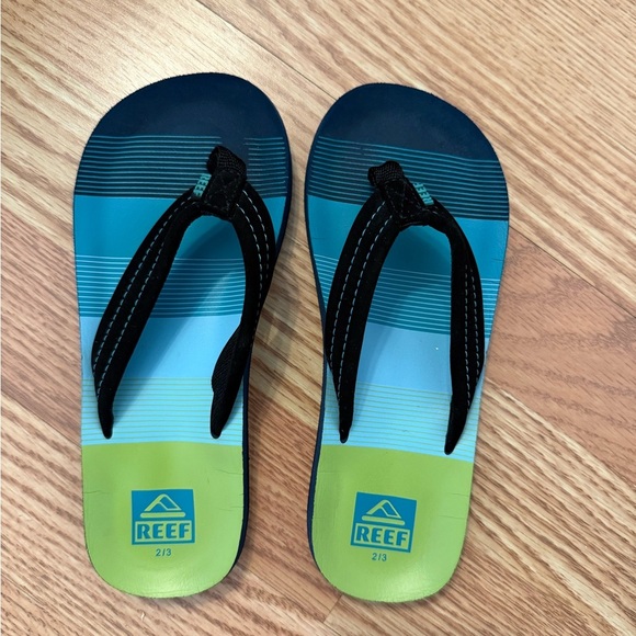 Reef | Shoes | Reef Gradient Blue And Green Sandals | Poshmark